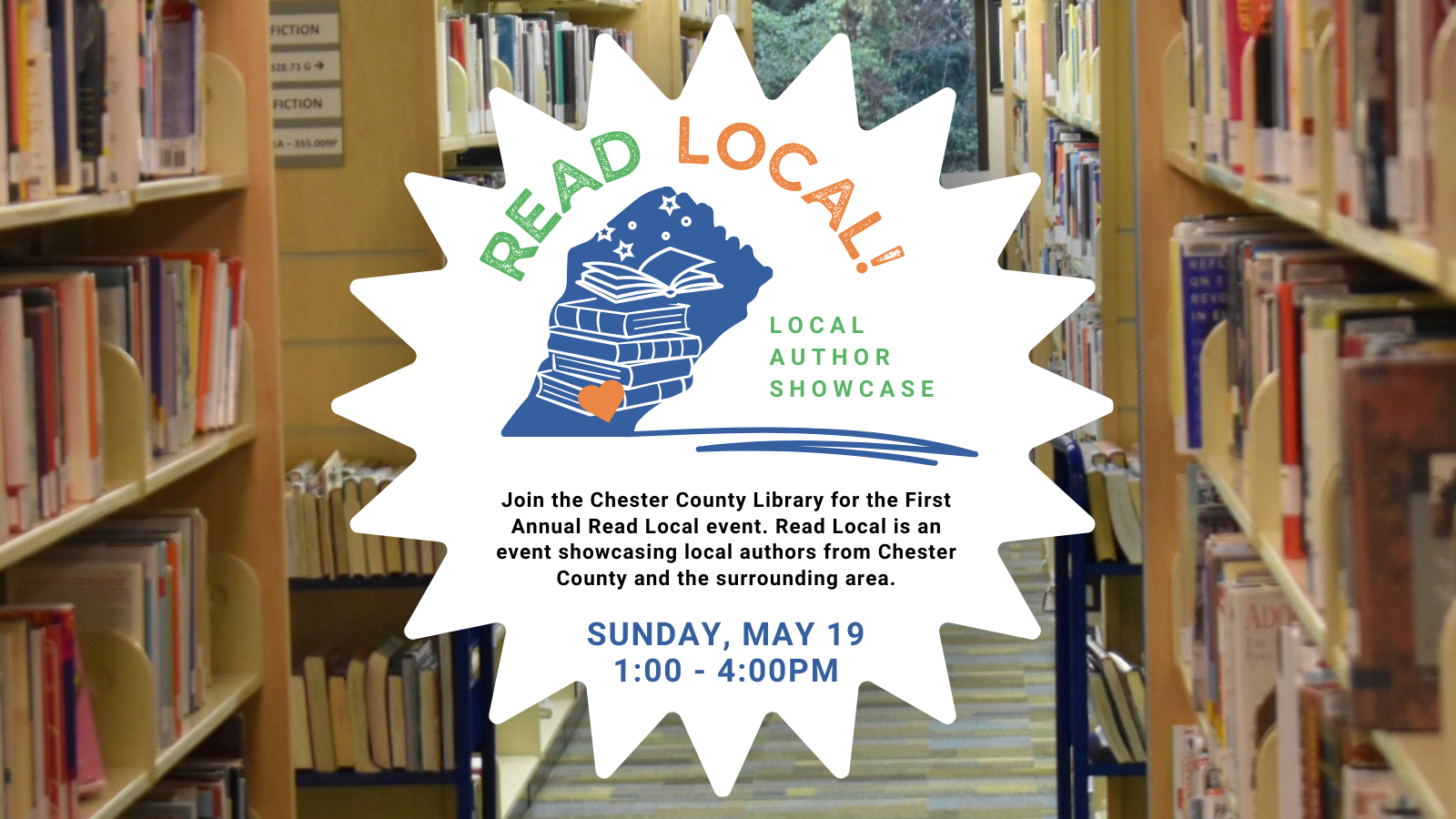 Chester County Library’s First Local Author Showcase on May 19th – Stay ...